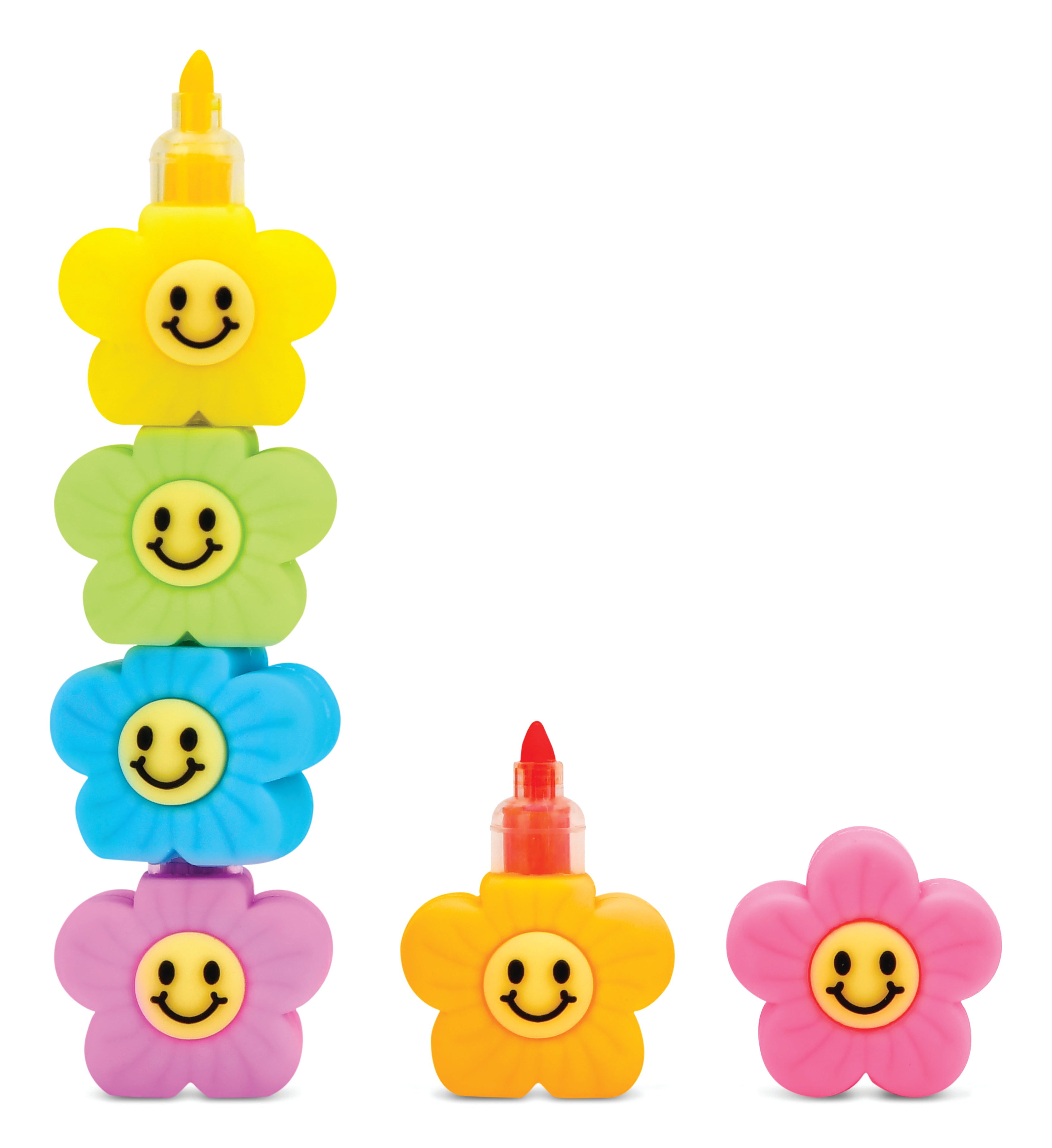 SMILE FLOWER STACKABLE HIGHLIGHTERS – Bonjour Fête