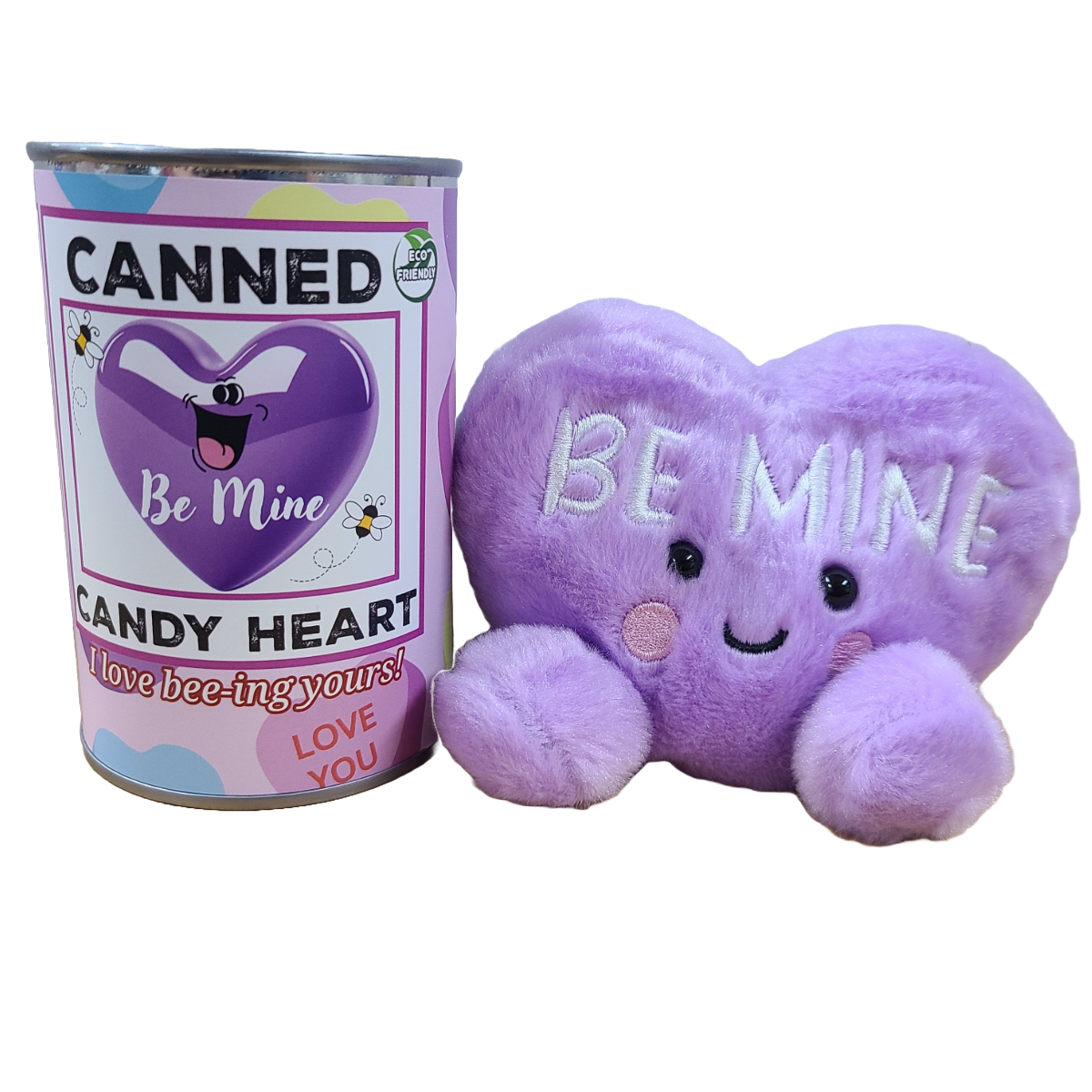 CANNED CANDY HEART STUFFED ANIMAL – Bonjour Fête