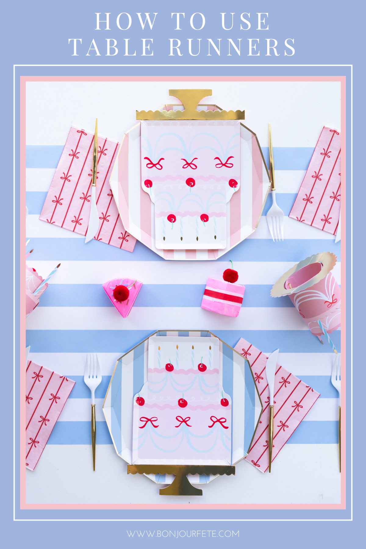 How to Use Paper Table Runners to Style Your Party Table – Bonjour Fête