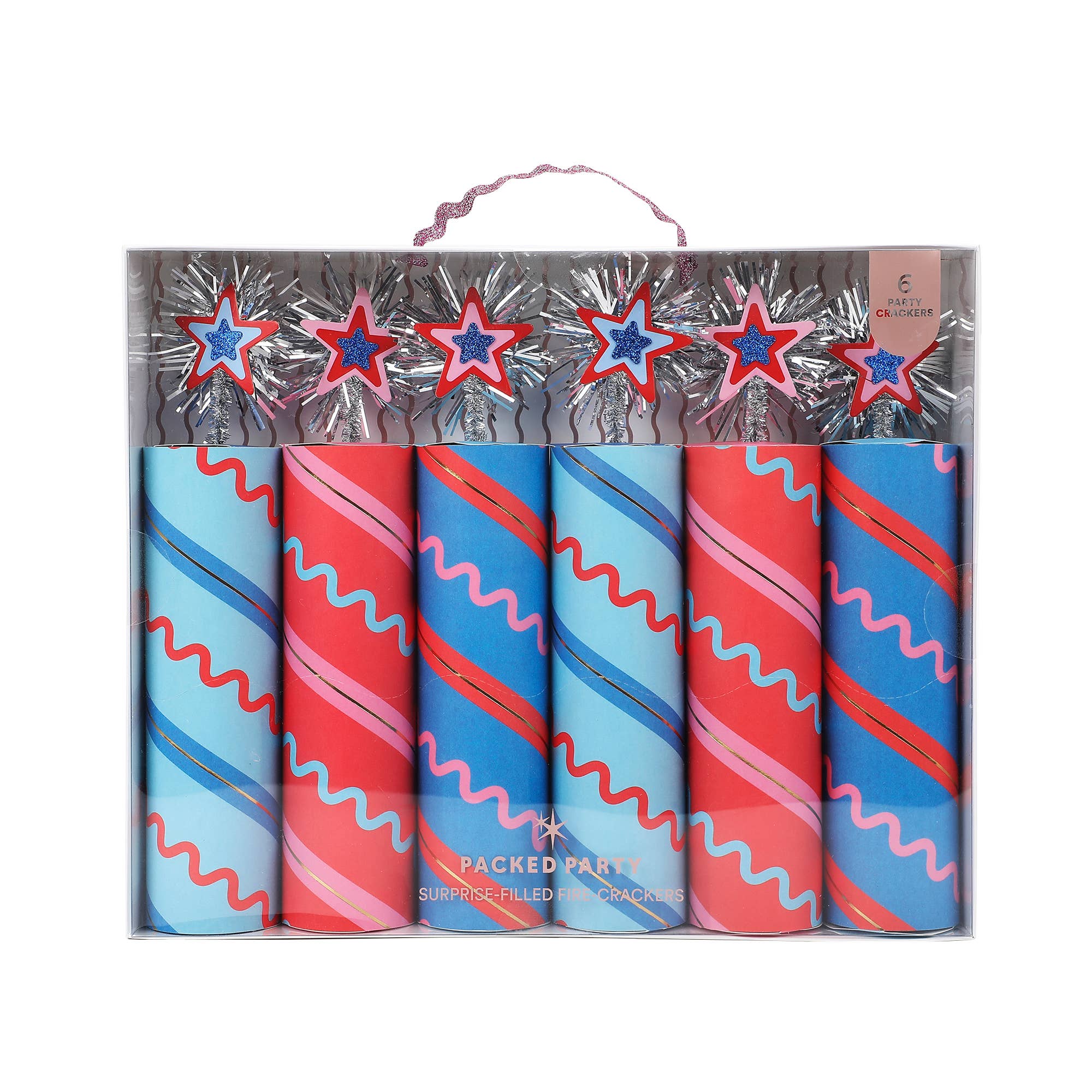 STAR SPANGLED SURPRISE FIRECRACKER CRACKERS – Bonjour Fête