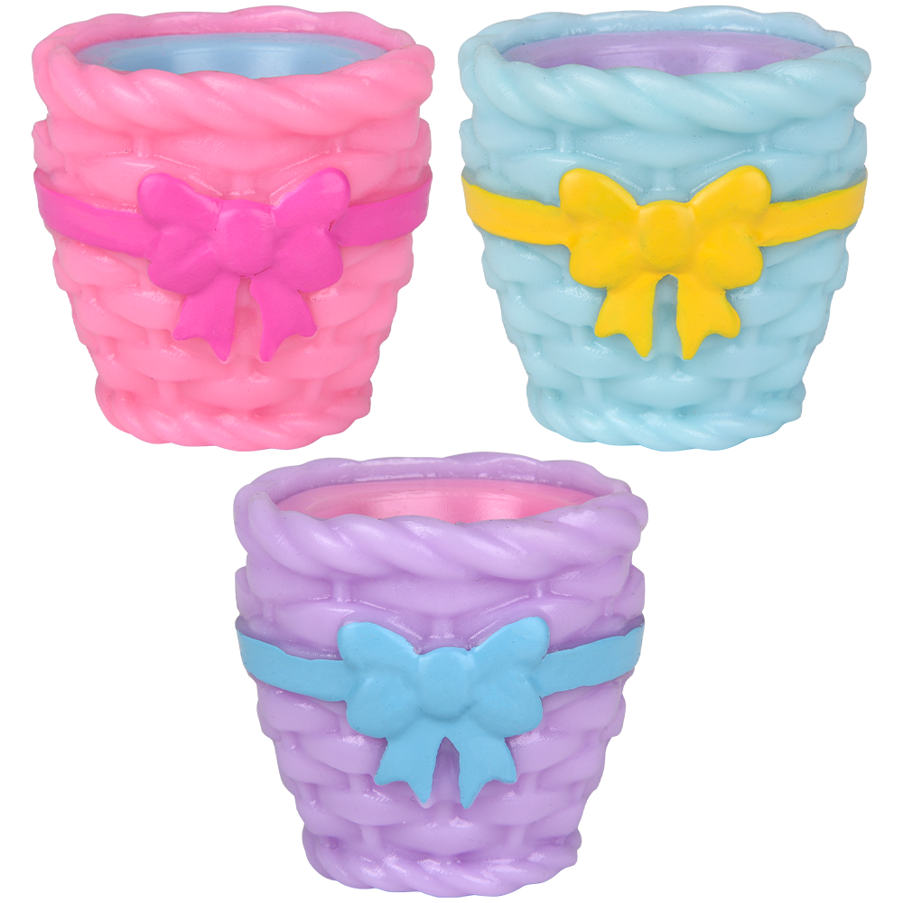 SQUEEZY POP UP BUNNY IN EASTER BASKET TOY – Bonjour Fête