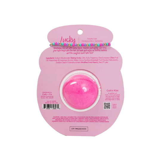 LUCKY FRIENDSHIP BRACELET COCONUT MILK BATH BOMB – Bonjour Fête