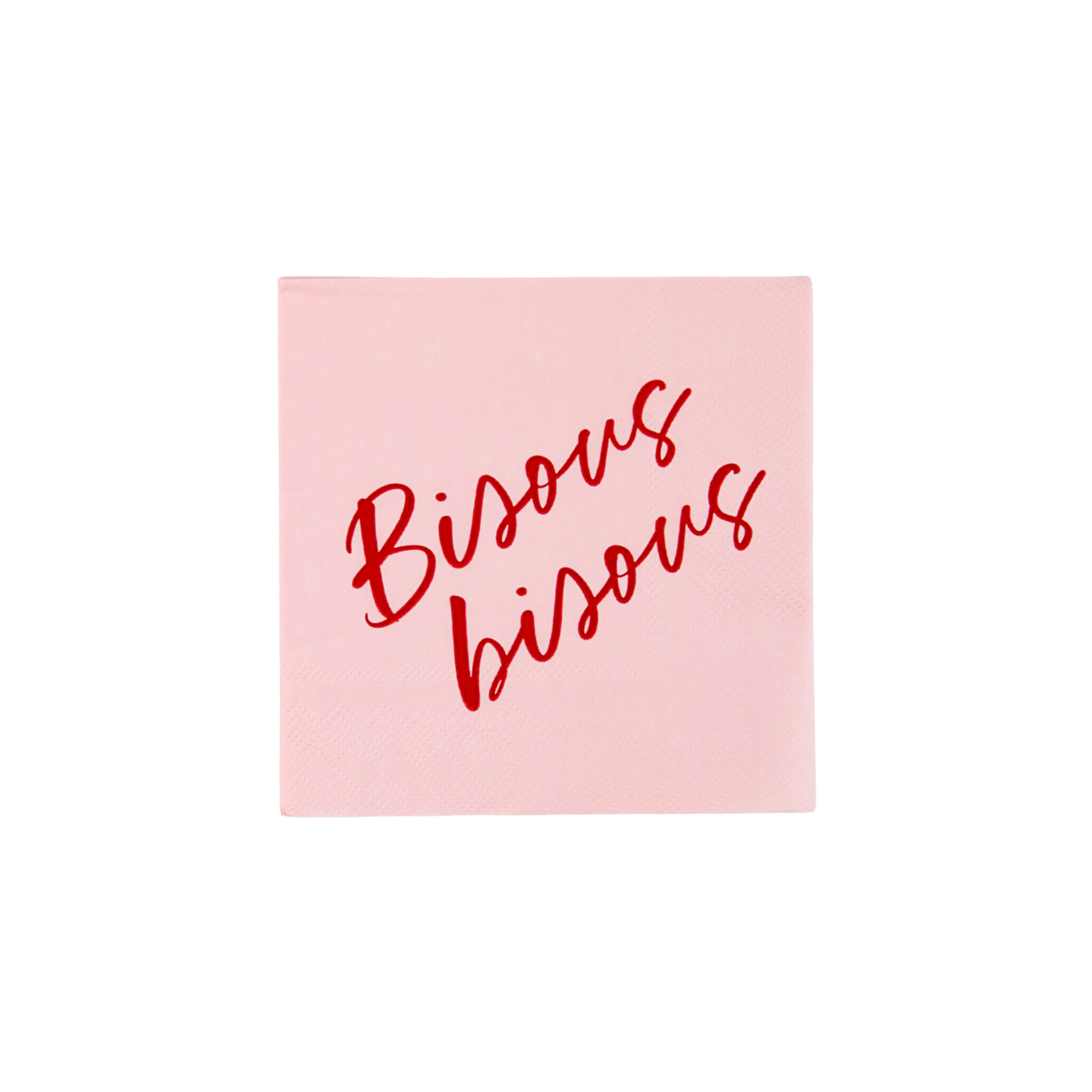 BISOUS BISOUS COCKTAIL NAPKINS – Bonjour Fête