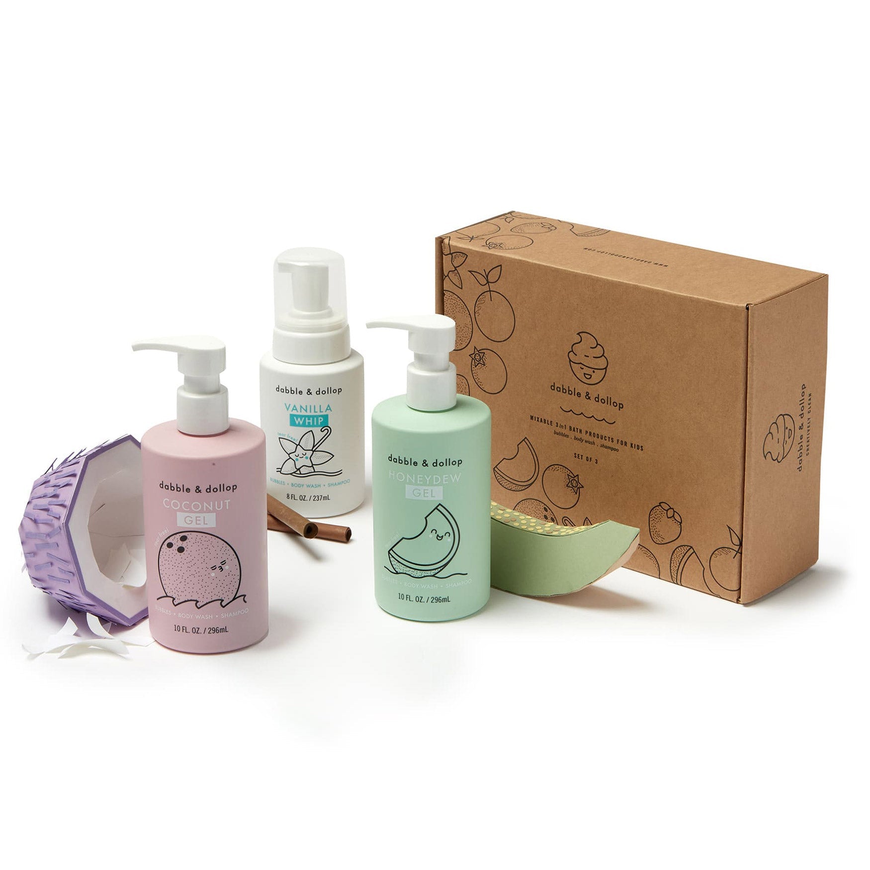 DABBLE & DOLLOP DAY AT THE BEACH BATH BUNDLE – Bonjour Fête