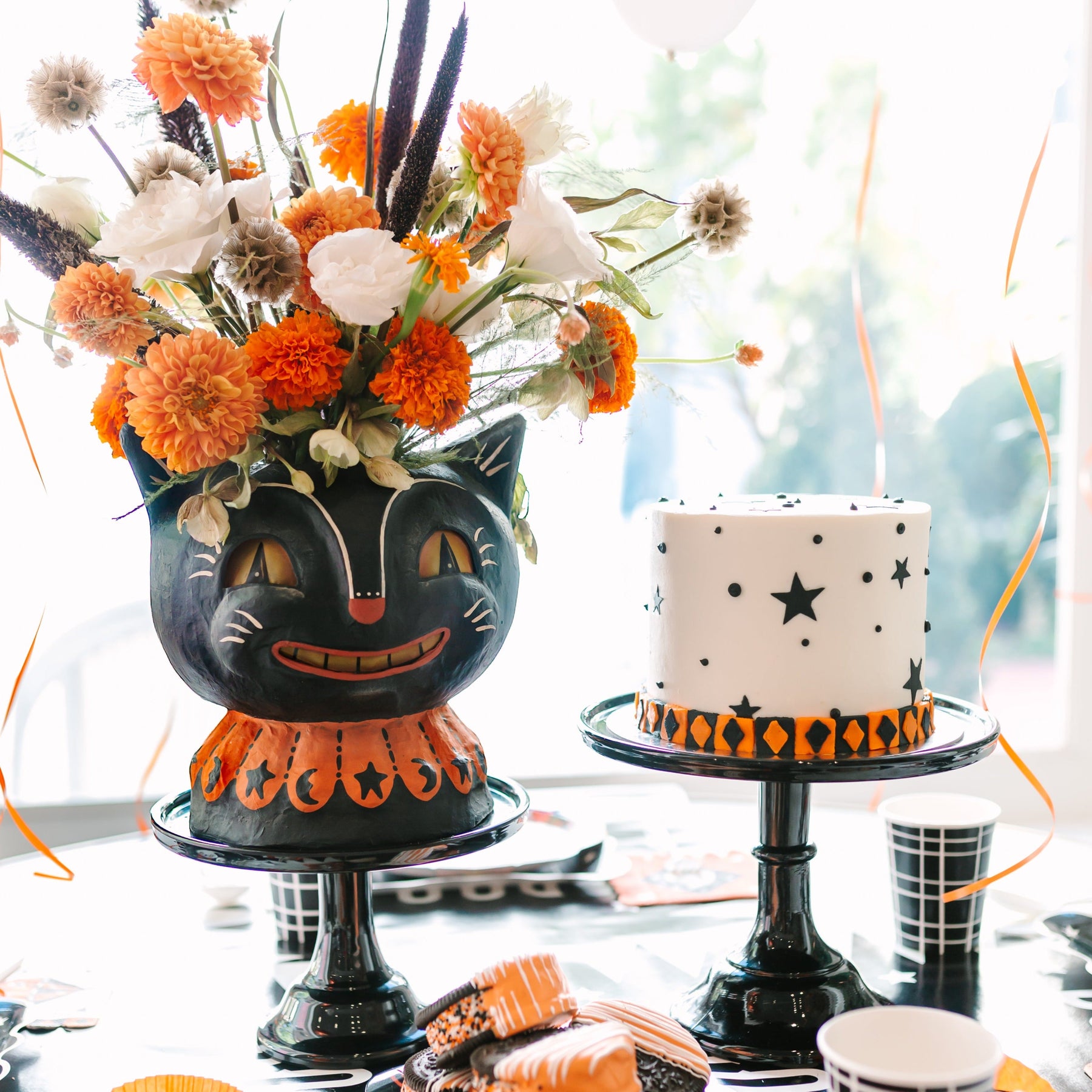JOHANNA PARKER VINTAGE HALLOWEEN CAT LANTERN – Bonjour Fête JOHANNA PARKER VINTAGE HALLOWEEN CAT LANTERN – Bonjour Fête