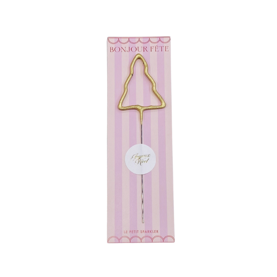 CHRISTMAS TREE GOLDEN SPARKLER WAND – Bonjour Fête