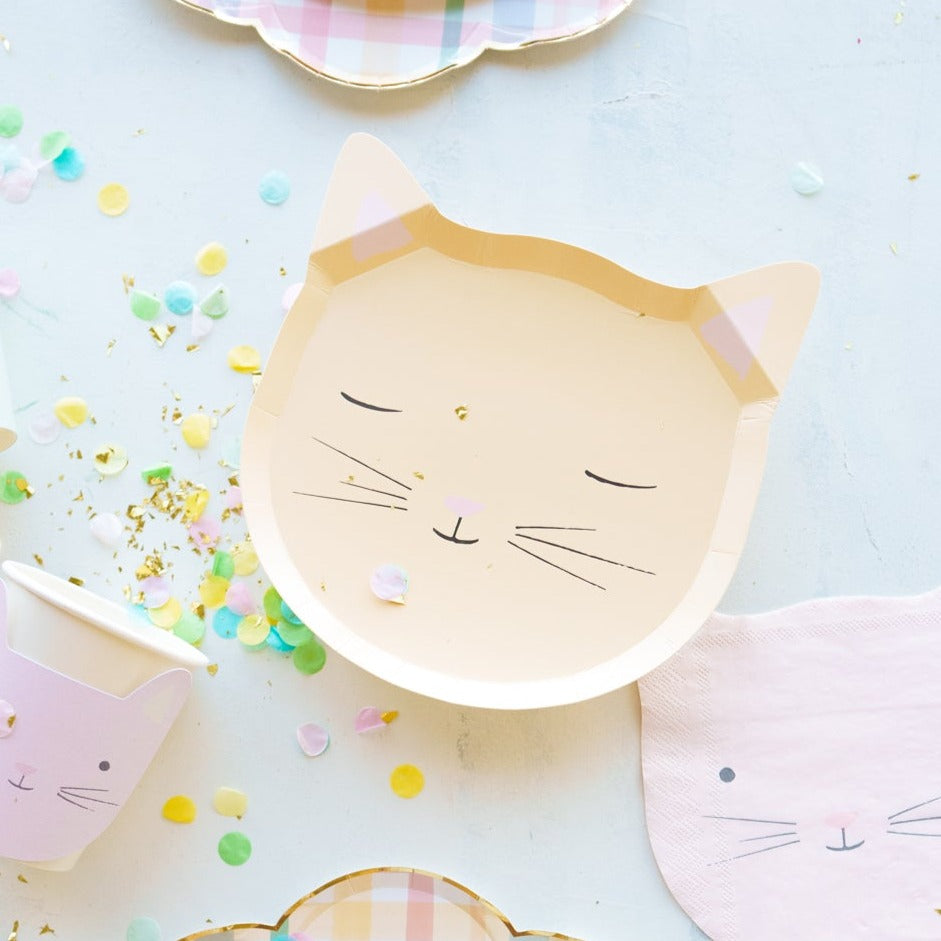 KITTEN PARTY PLATES | Bonjour Fête